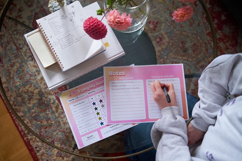 Printable Star Chart – Habit Tracker for a Fresh Start | Weekly Goals ...