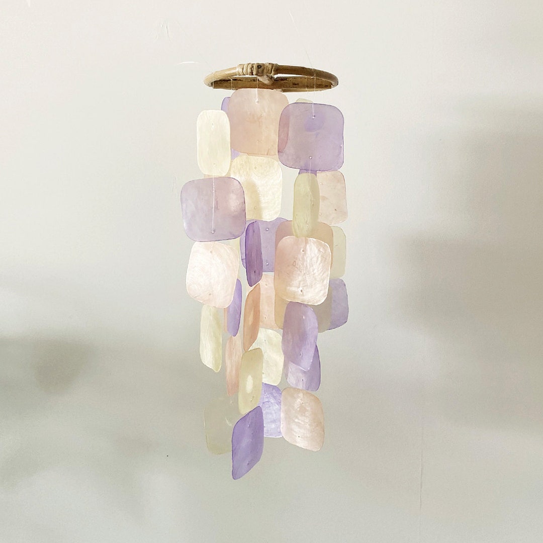 Squre Capiz Shell Wind Chime/ DIY Craft Supplies/ Home Decor/ - Etsy