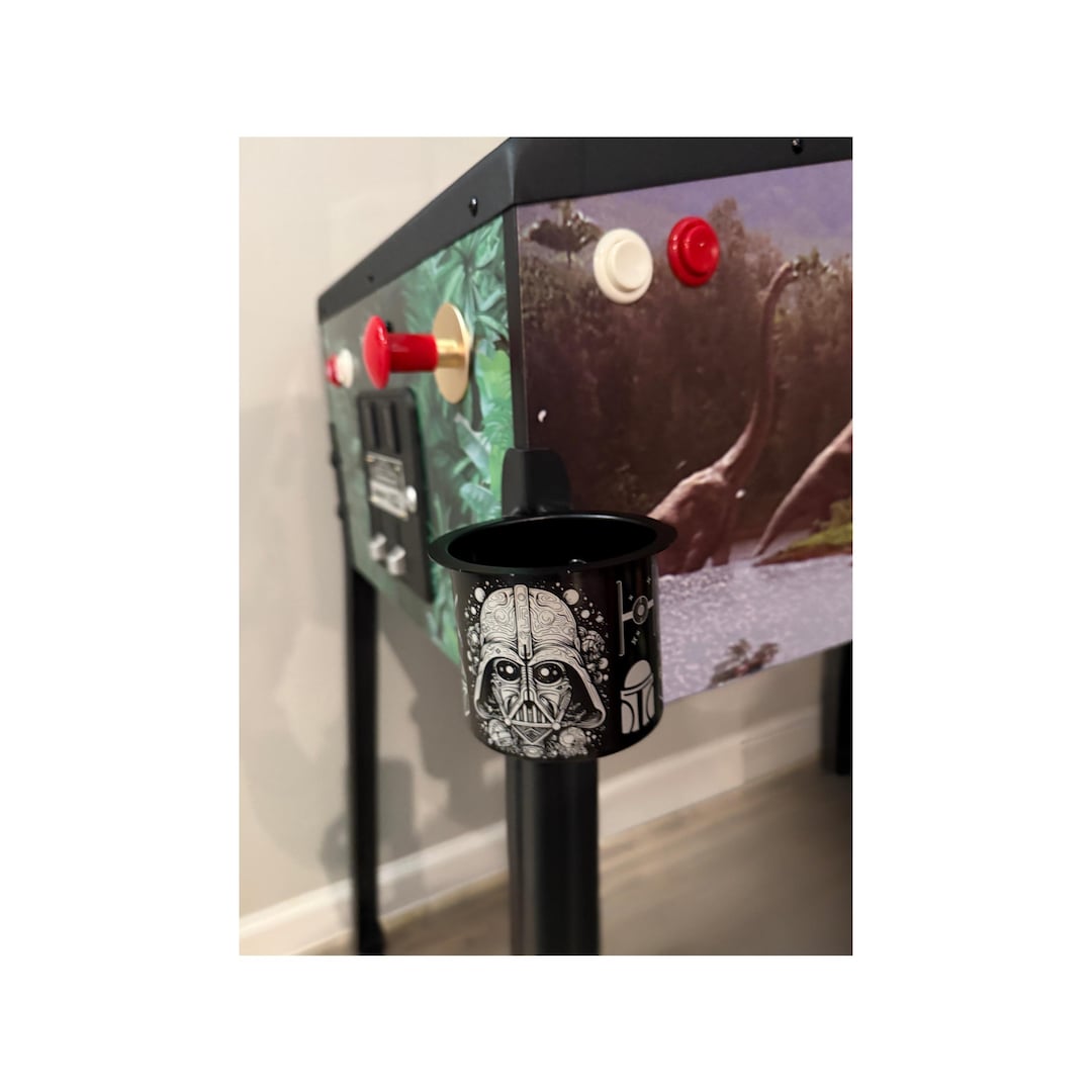 Jumbo Pinball Machine Cup Holder - SW Inspired - Left or Right Side - Etsy