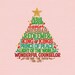 Christmas Tree Embroidery Design, Jesus Savior Messiah Redeemer ...
