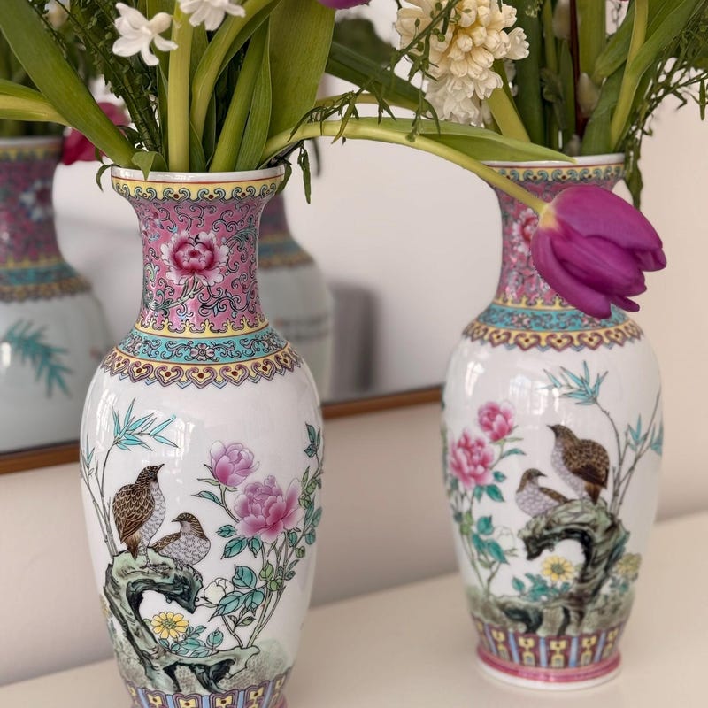 Matching Antique Vases - Etsy