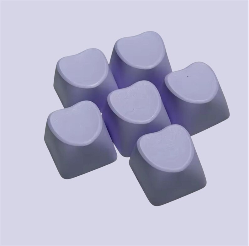 Colorful Heart Keycaps – Cute Artisan Resin Keycaps for Mechanical ...