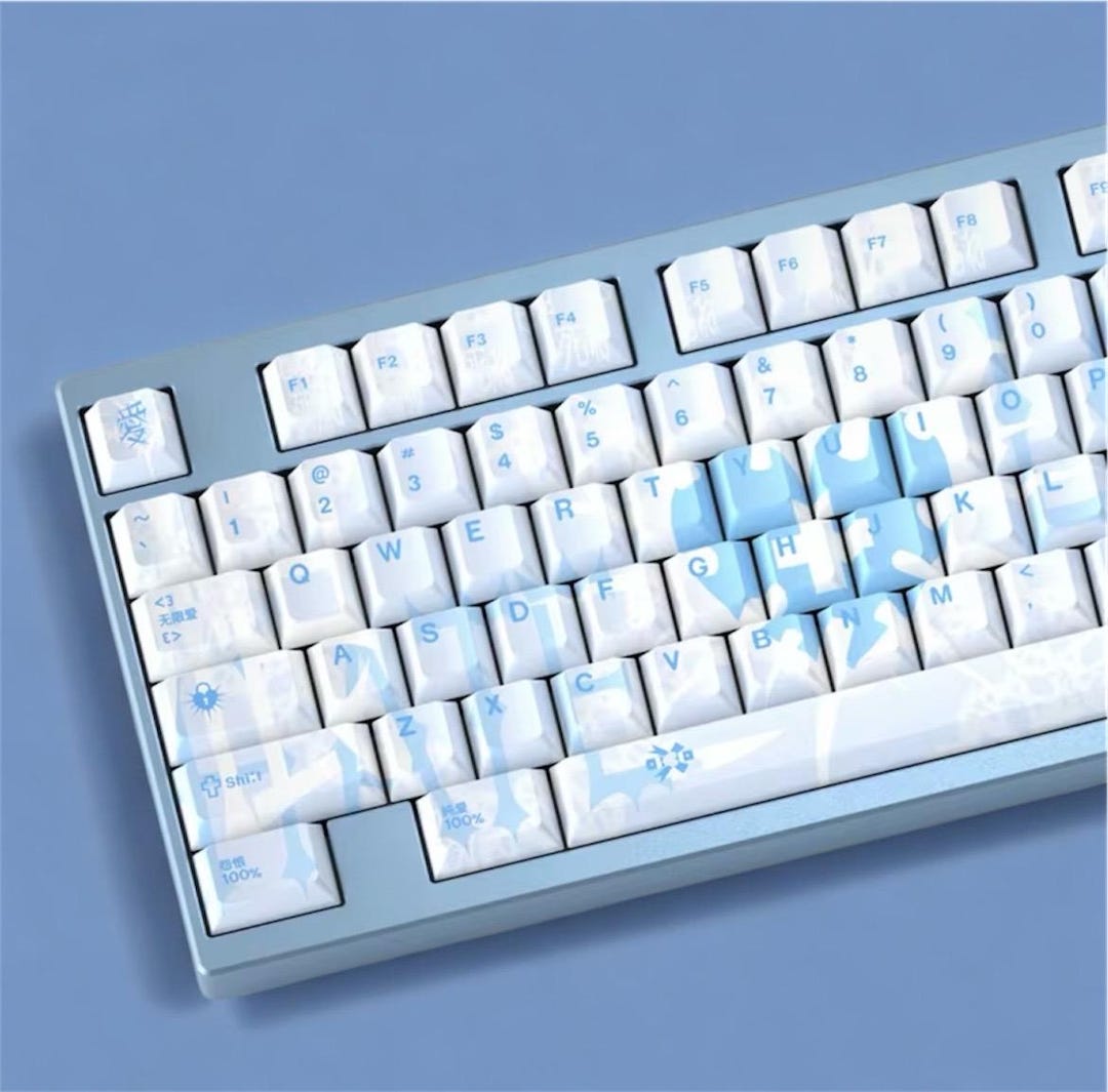 Water Keycap Set – Cute Artisan Keycaps for Mechanical Gaming Keyboards ...
