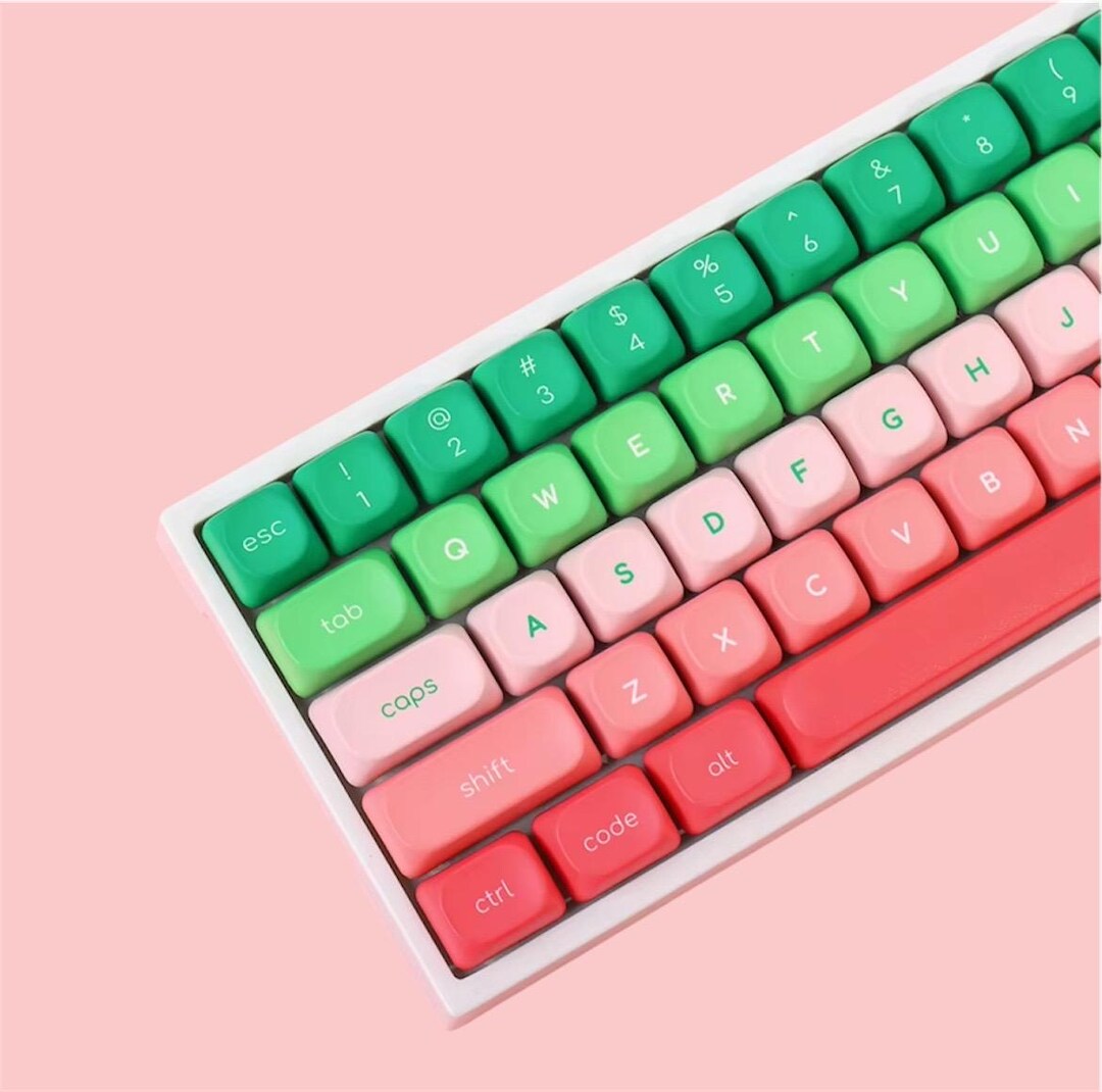 Watermelon Keycap Set – Cute Artisan Keycaps for Mechanical Gaming ...