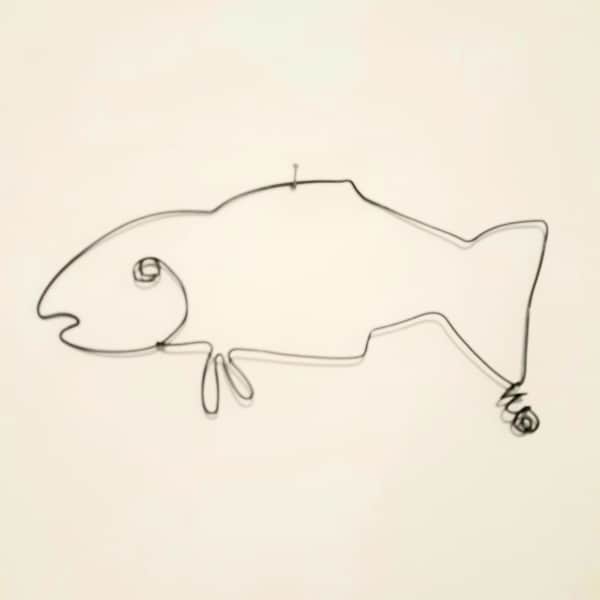 Wire Fish Sculpture - Etsy