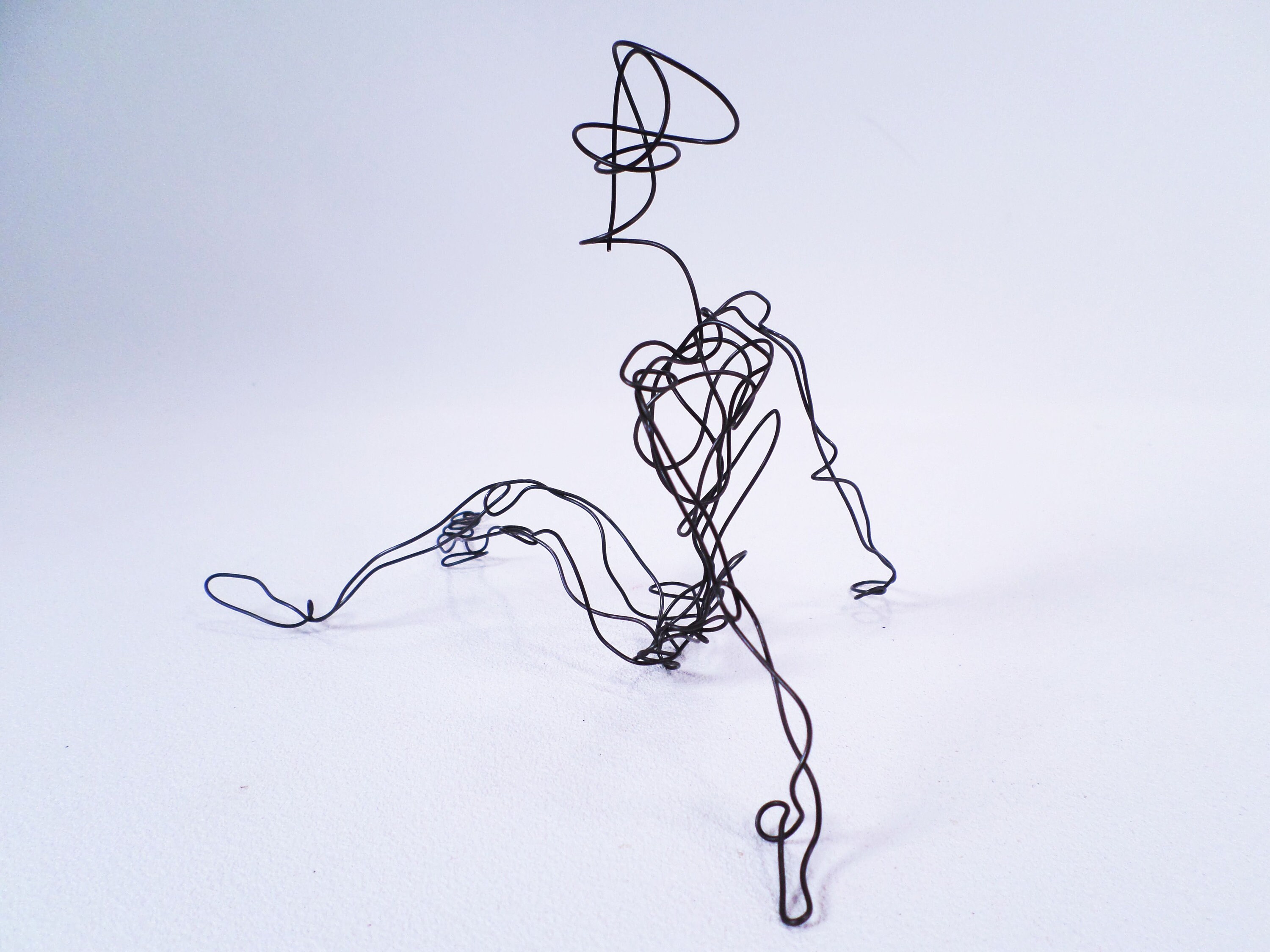 3D Wire Art Scribble Figure Sculpture Original - Etsy