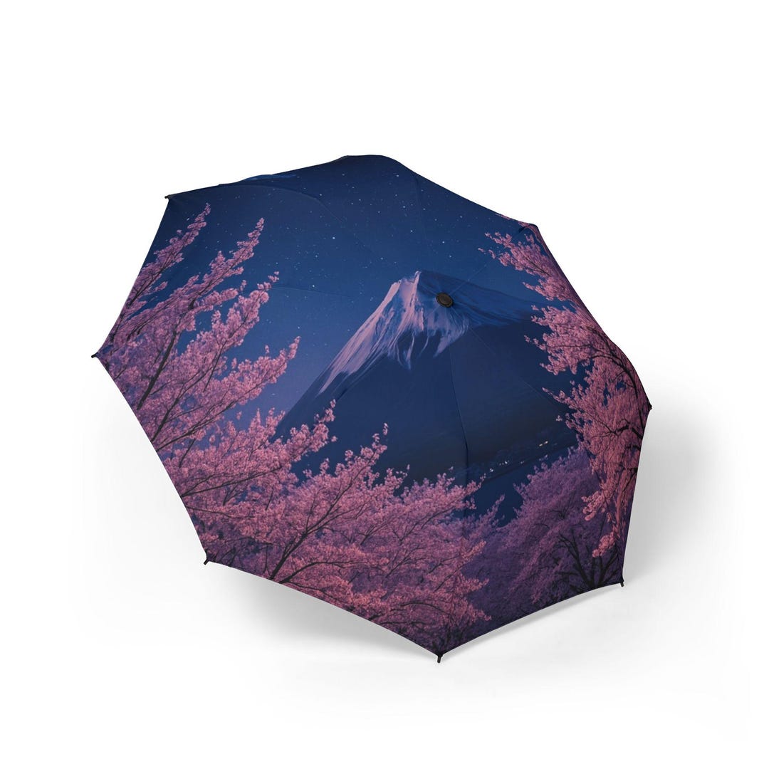 Semi-Automatic Foldable Umbrella - Traditional Japanese Design with ...
