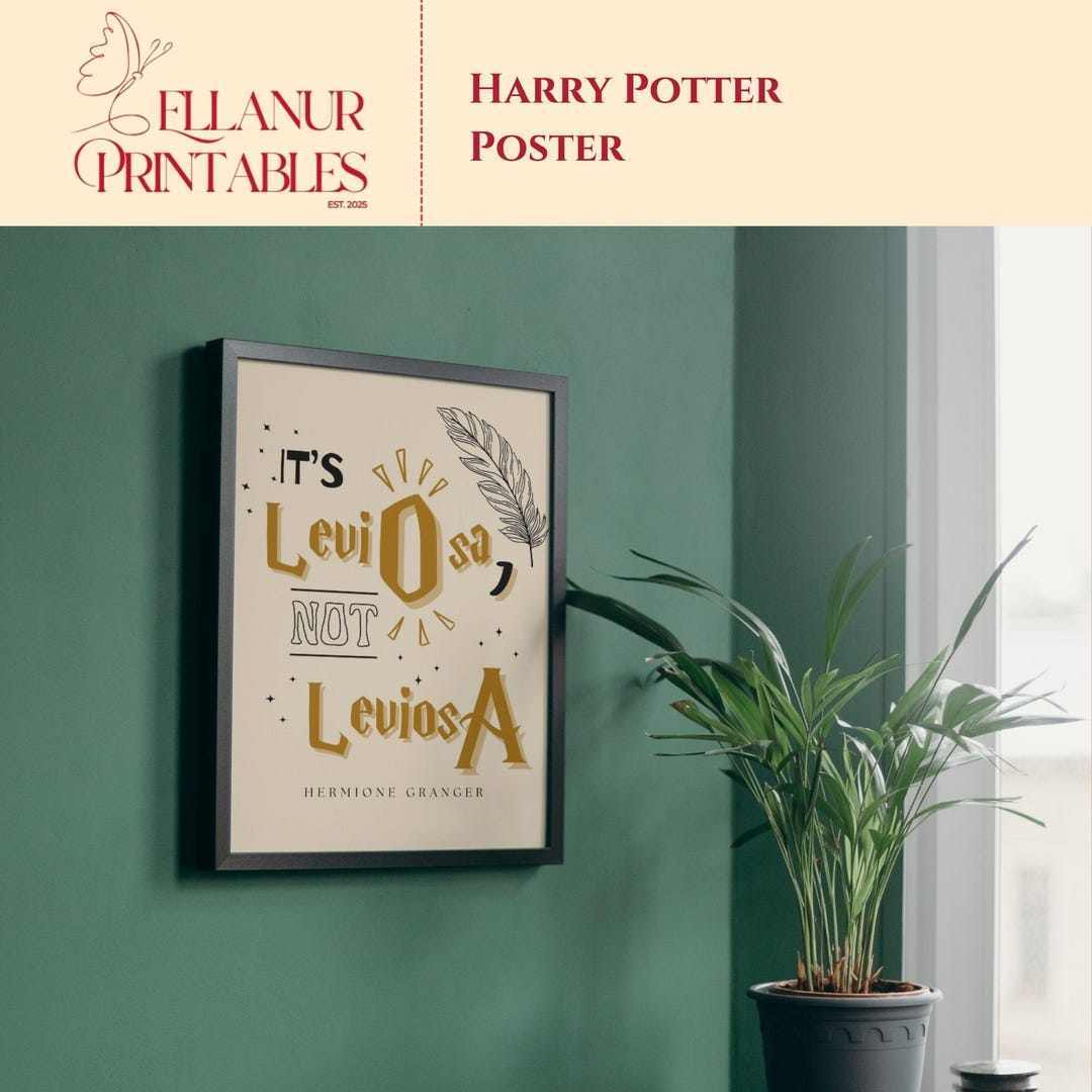 Hermione Granger Quote Art Print | Harry Potter Decor (digital Download ...