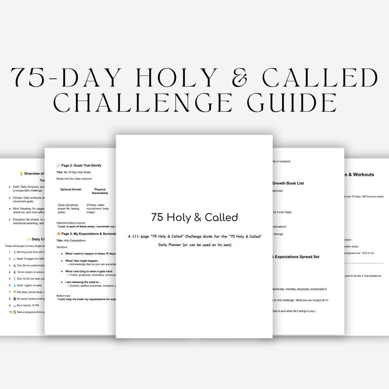 75 Christian Challenge - Etsy