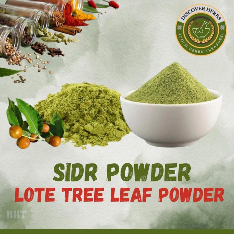 Sun Dried Sidr Leaf Powder: Traditional Hair & Skin Care - Etsy