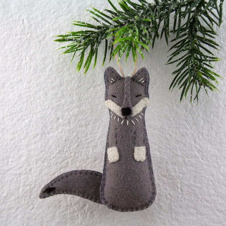 PDF Felt Ornament Pattern Wolf Pattern Hand Sewing Felt - Etsy