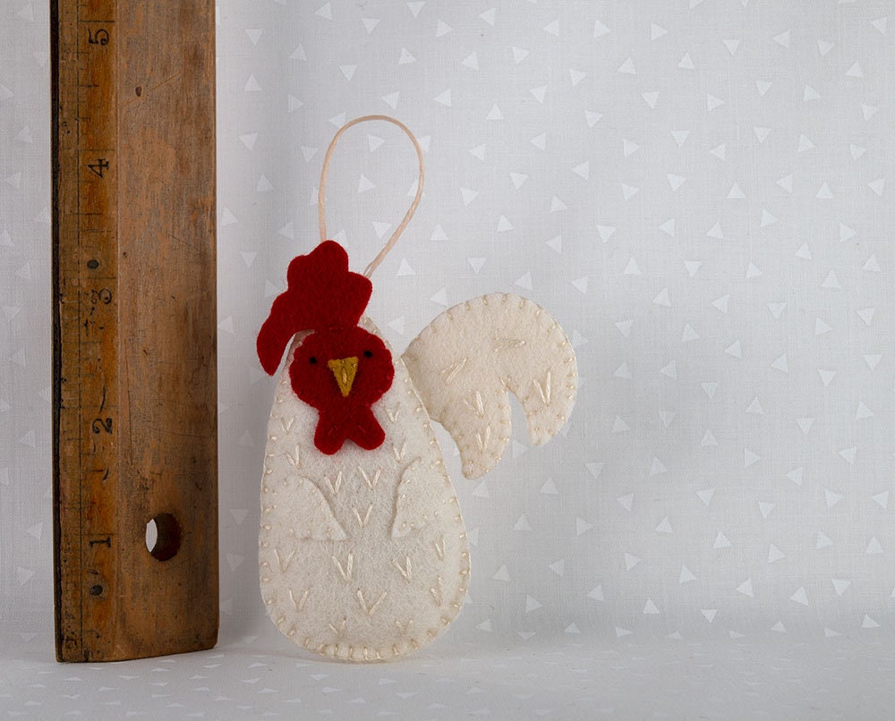PDF Felt Ornament Pattern Rooster Pattern Hand Sewing Felt - Etsy