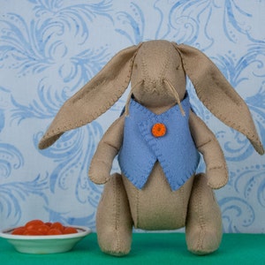 Bunny Sewing PATTERN, Rabbit Pattern, Stuffed Animal Pattern, Felt Toy ...