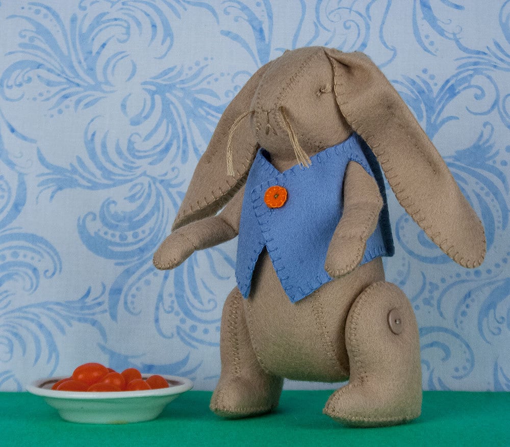 Bunny Sewing PATTERN, Rabbit Pattern, Stuffed Animal Pattern, Felt Toy ...