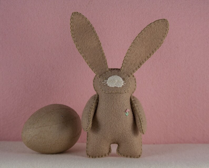 PDF Felt Stuffie Pattern Bunny Rabbit Pattern Soft Toy | Etsy