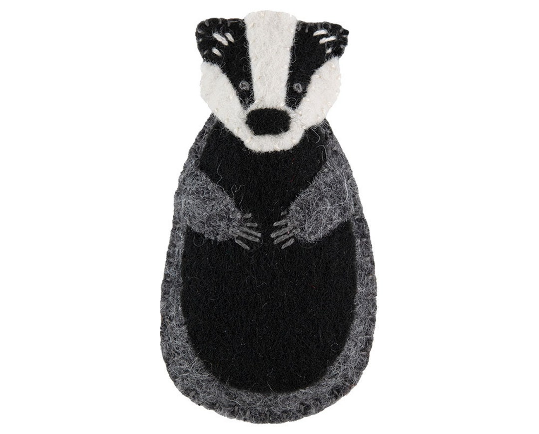 PDF Felt Ornament Pattern, Badger Pattern, Hand Sewing, Felt Craft, DIY ...