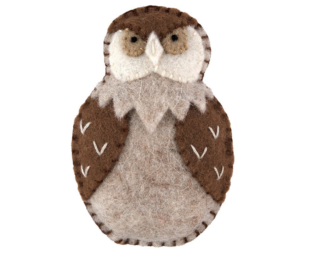 PDF Felt Ornament Pattern Owl Pattern Hand Sewing Felt - Etsy