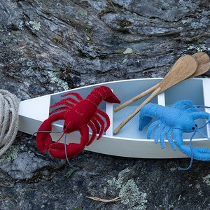 PDF Felt Stuffie Pattern, Lobster Pattern, Felt Ornament, Soft Toy ...