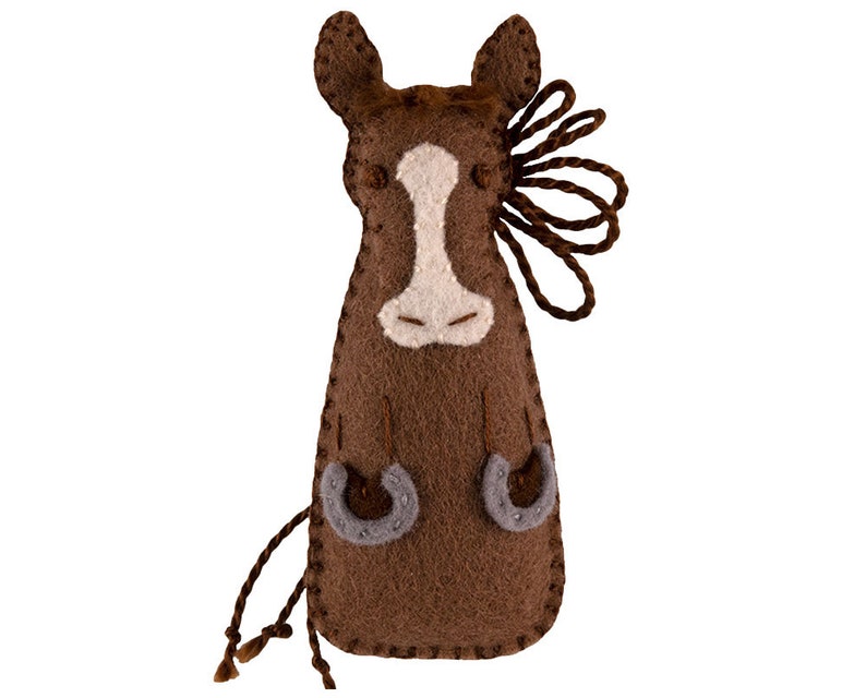PDF Felt Ornament Pattern Horse Pattern Hand Sewing Felt - Etsy UK