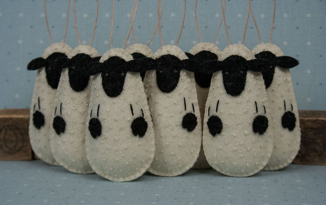 PDF Felt Ornament Pattern Sheep Pattern Hand Sewing Felt - Etsy