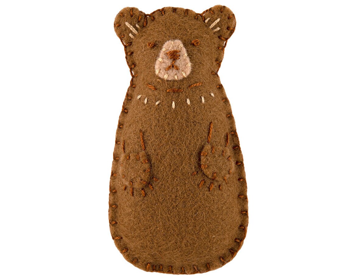 PDF Felt Ornament Pattern Teddy Bear Pattern Hand Sewing - Etsy Australia