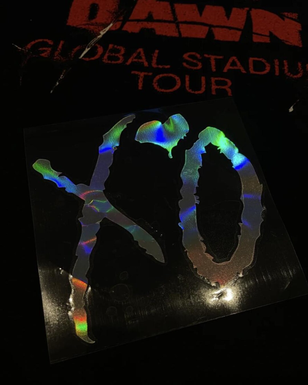 Holographic XO Car Sticker – the Weeknd Inspired Decal, XO Logo Vinyl ...