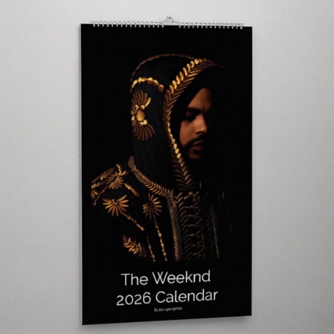 The Weeknd 2026 Wall Calendar – XO Fan Edition | High-quality Prints ...