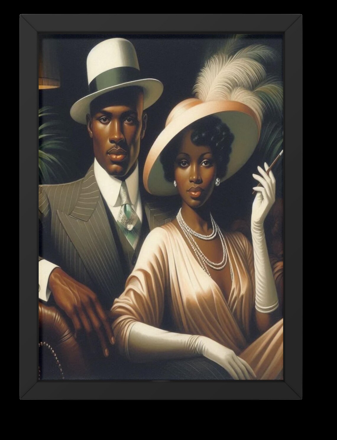 The Harlem Godfathers 2 | Art Deco Black Couple Digital Print | 1920s ...