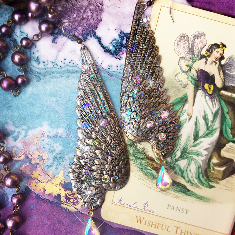 Angel Earrings - Etsy