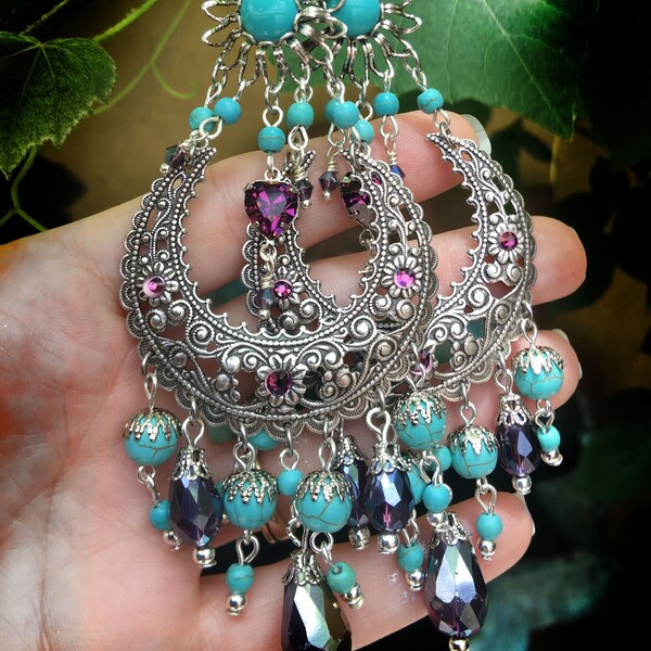 Gypsy Earrings - Etsy UK