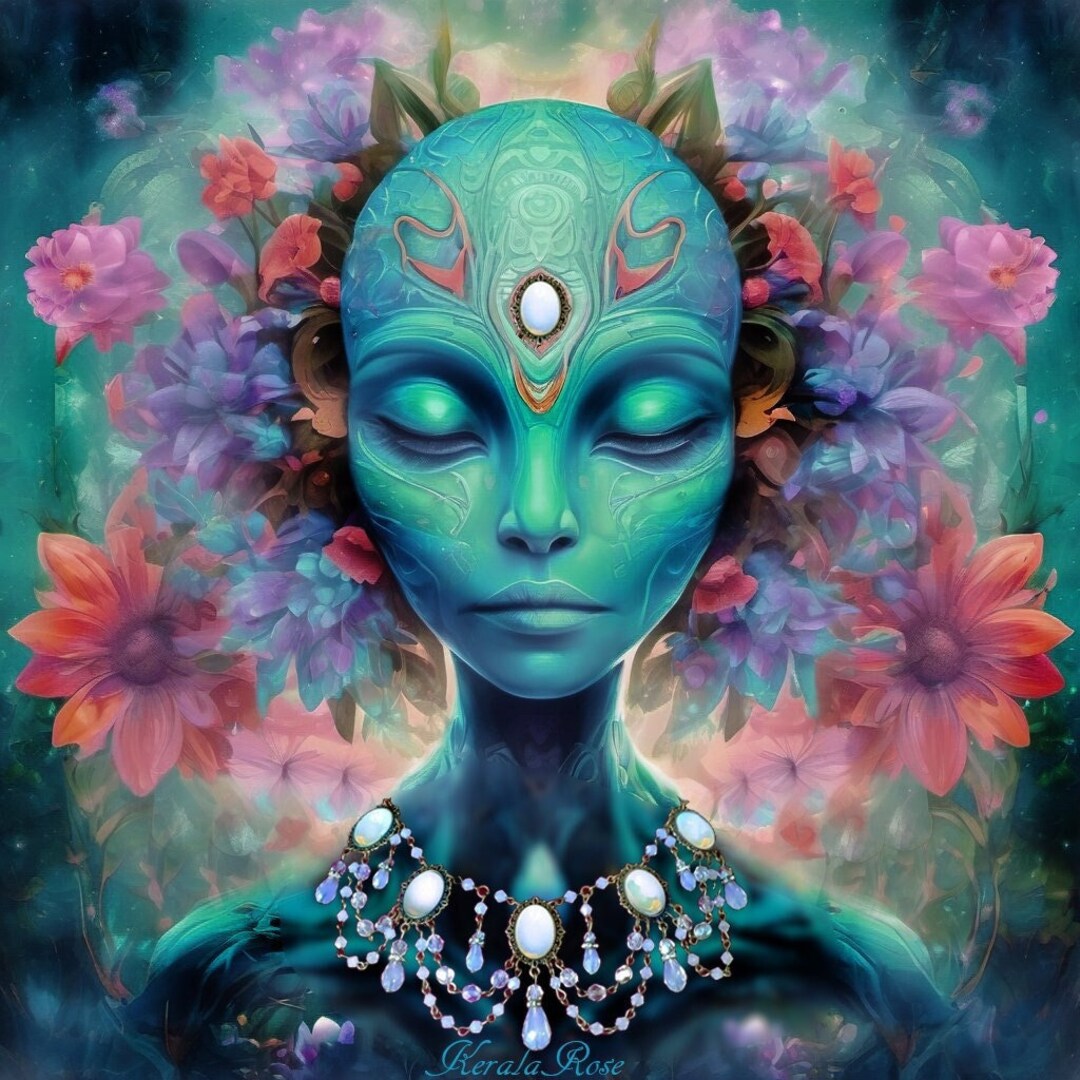 White Opal Lightworker Glowing Necklace, Ornate Crystal Mystical ...