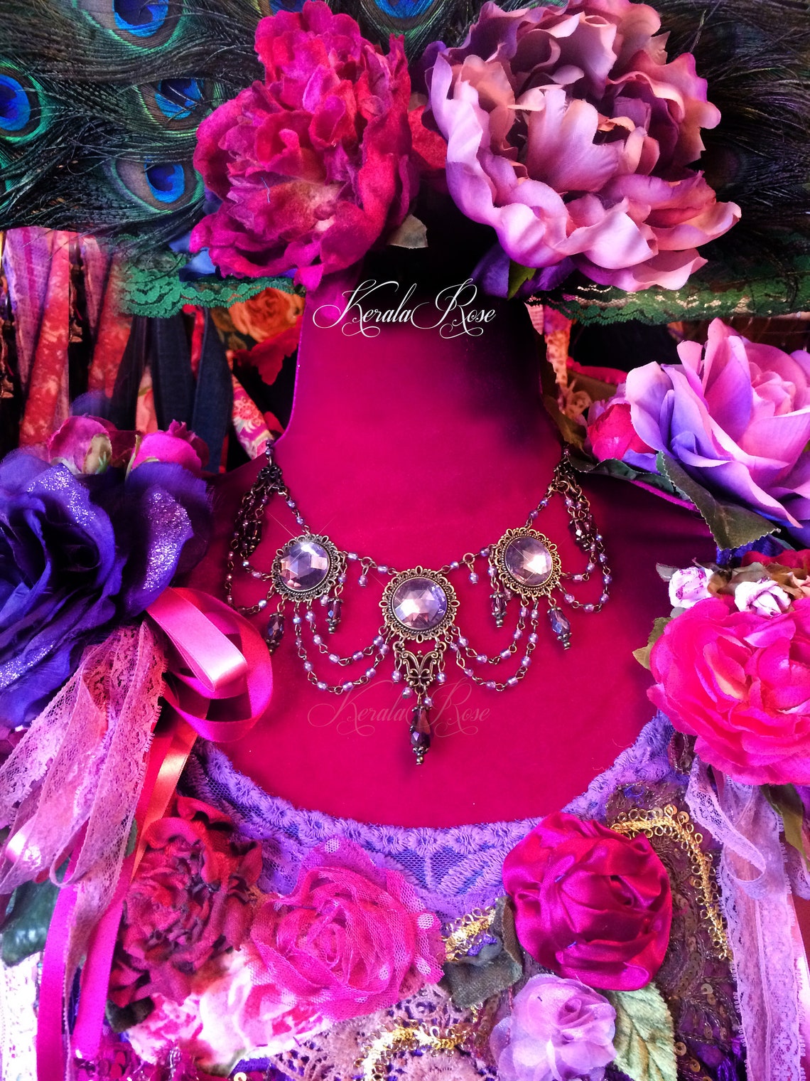 Light Amethyst Purple Mystical Gypsy Necklace Lavender - Etsy