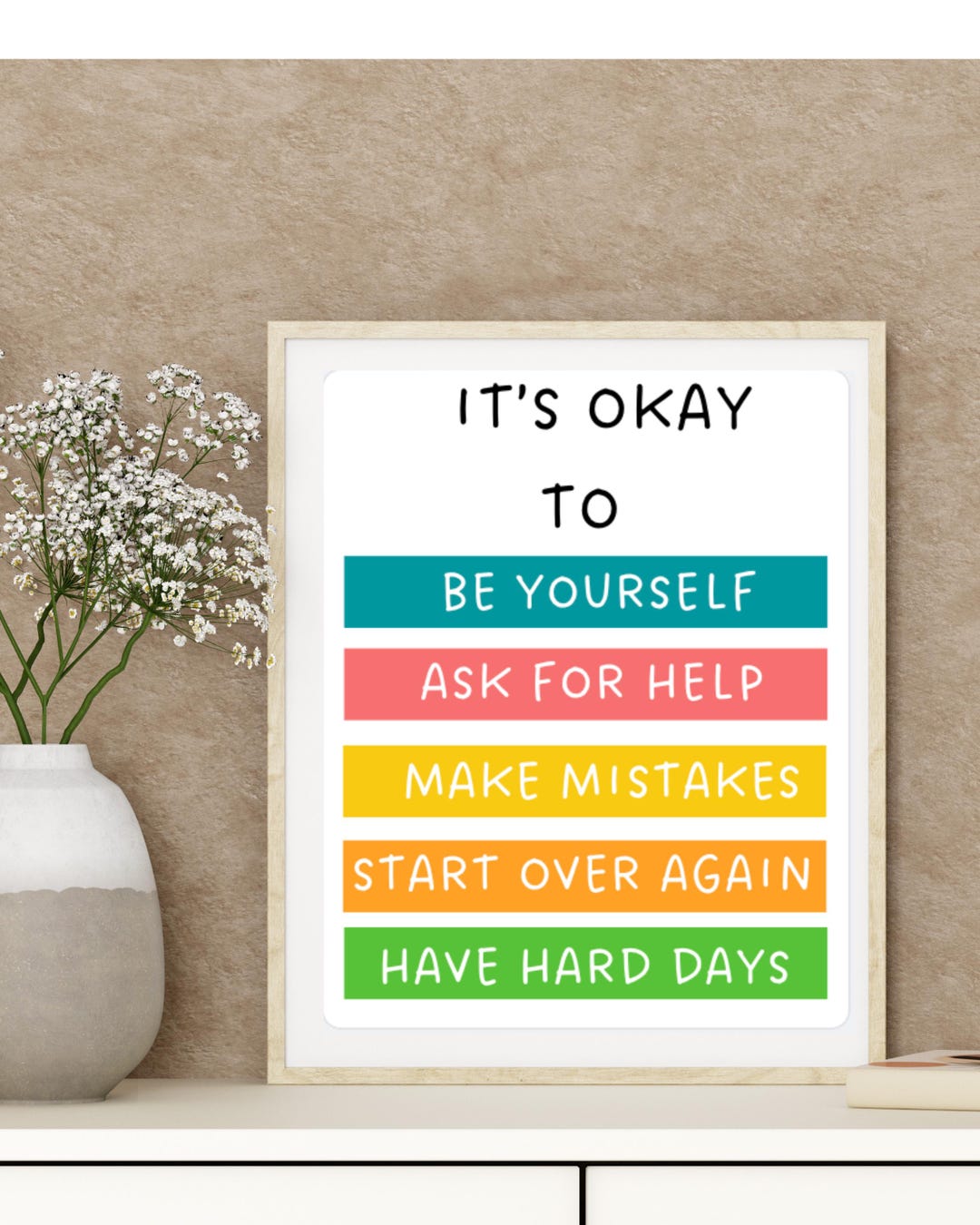 Classroom Decor Poster Affirmations Kids Affirmation Poster Positive ...