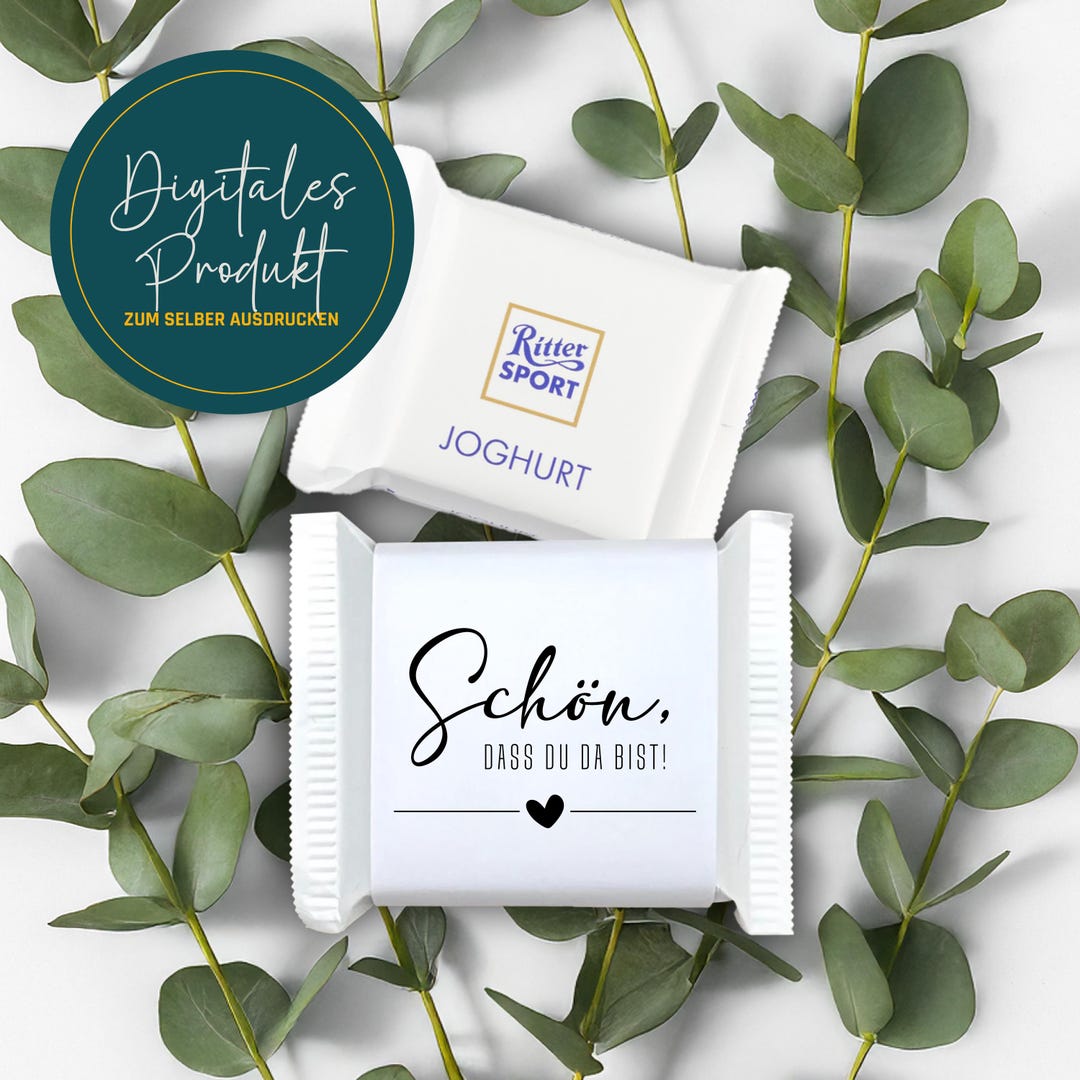 Ritter Sport Mini Banderole Vorlage Word