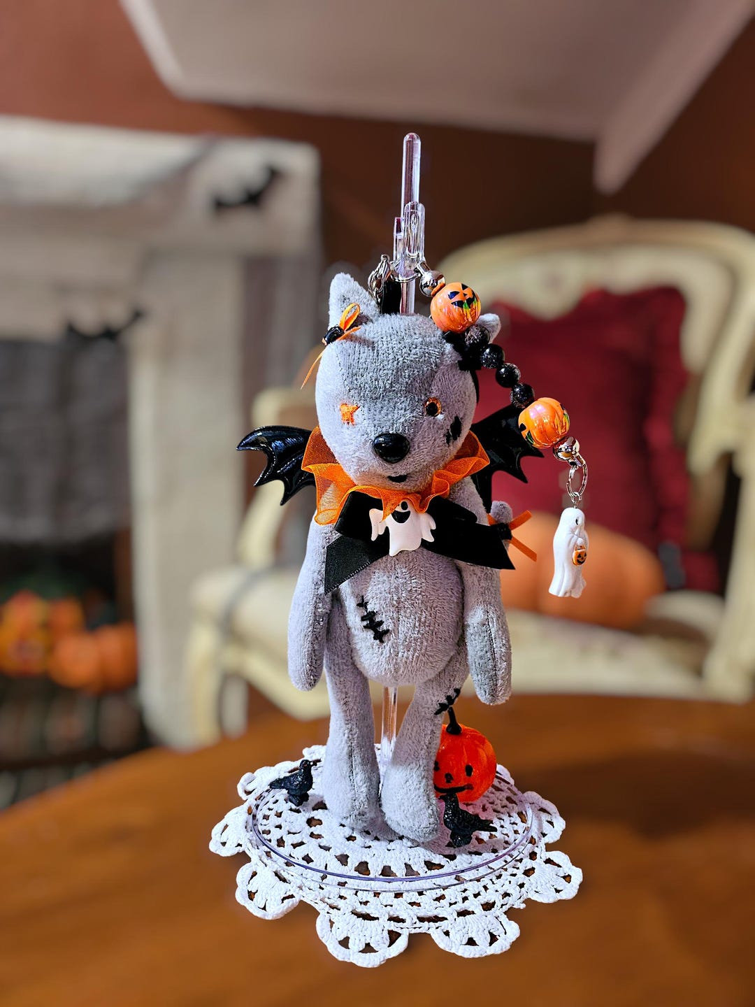 Halloween Werewolf Keychain, Animal Handbag Accessory for Halloween ...