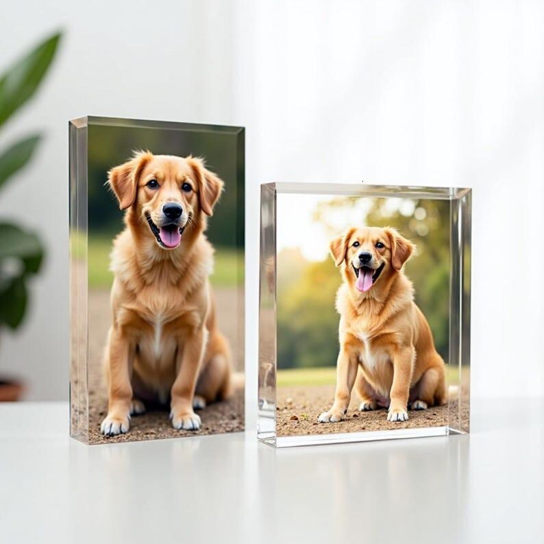 Custom Acrylic Photo Block, Personalized Photo Keepsake for Valentine ...