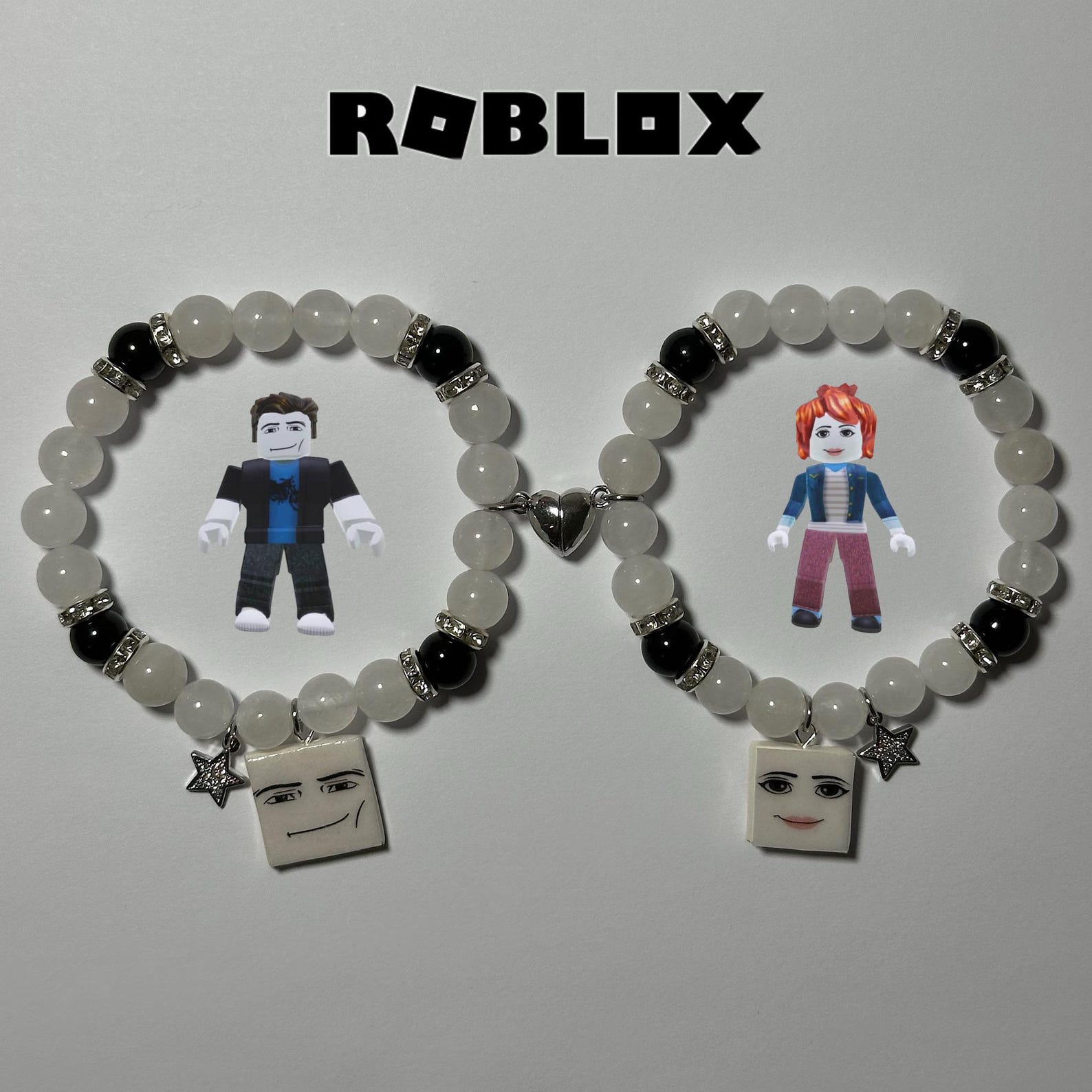 Roblox Gamer Bracelets | Cute Gamer Friendship Bracelets | Roblox Charm ...