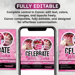 Bakery Flyer Template, Sweet Treats & Bake Sale Flyer, Pastry Shop ...