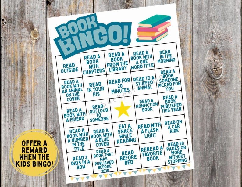 Printable Kids' Reading Bundle – Reading Log, Color-in Book Tracker ...