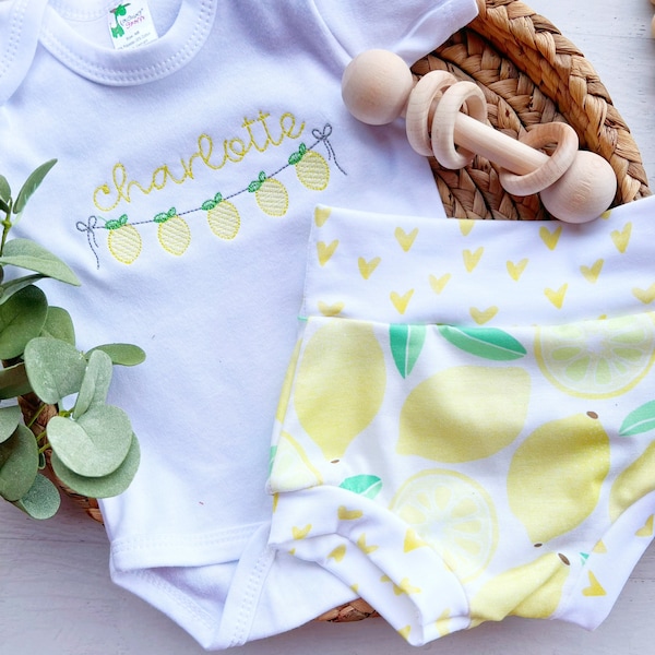 Embroidered Lemon - Etsy