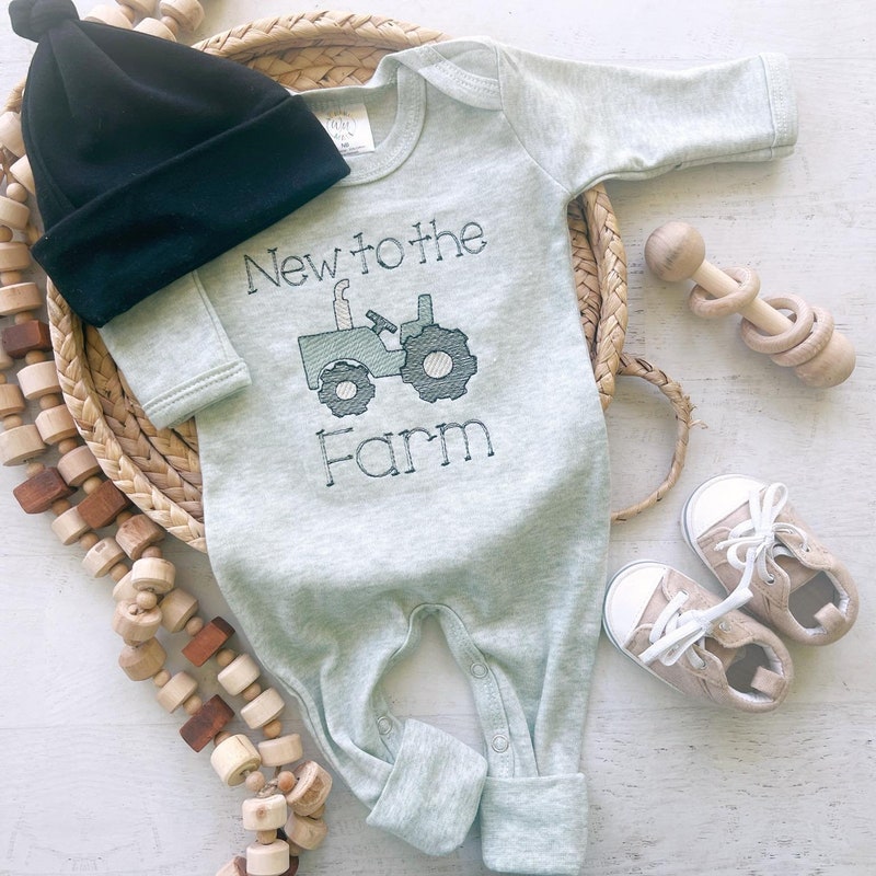 Baby Outfit Farming - Etsy