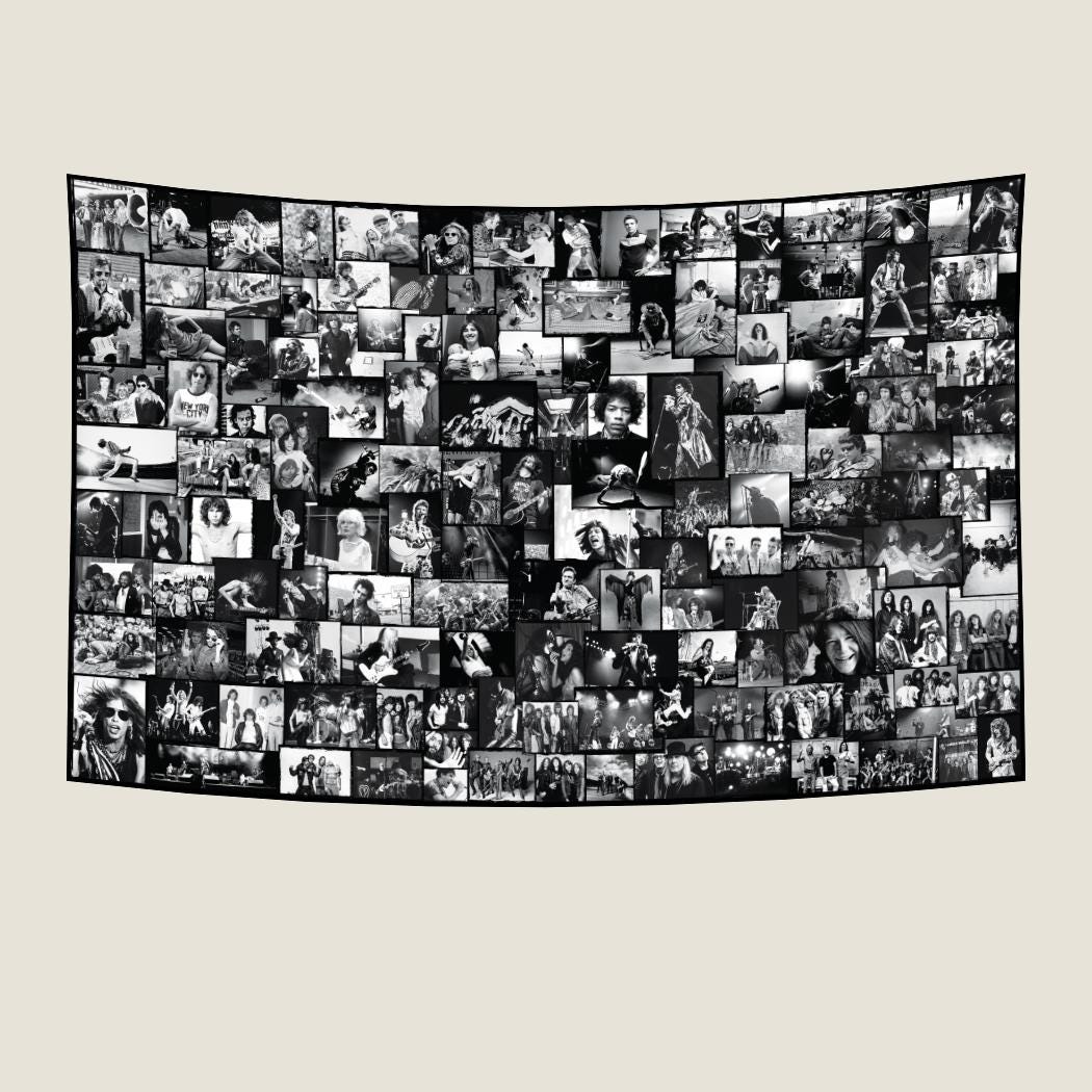 Rock and Roll Legends Tapestry – Iconic Musicians Wall Hanging #27 - Etsy