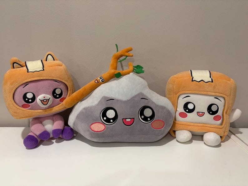 Lanky Box Official Plush - Baby Foxy - Boxy - Sticky- Rocky - Etsy