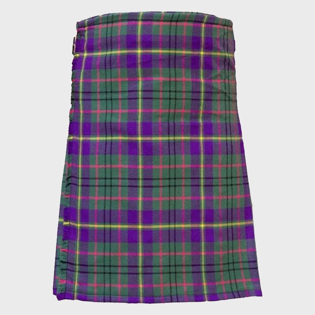 Handmade Scottish Taylor Tartan Kilt: Acrylic Wool, Leather Straps - Etsy