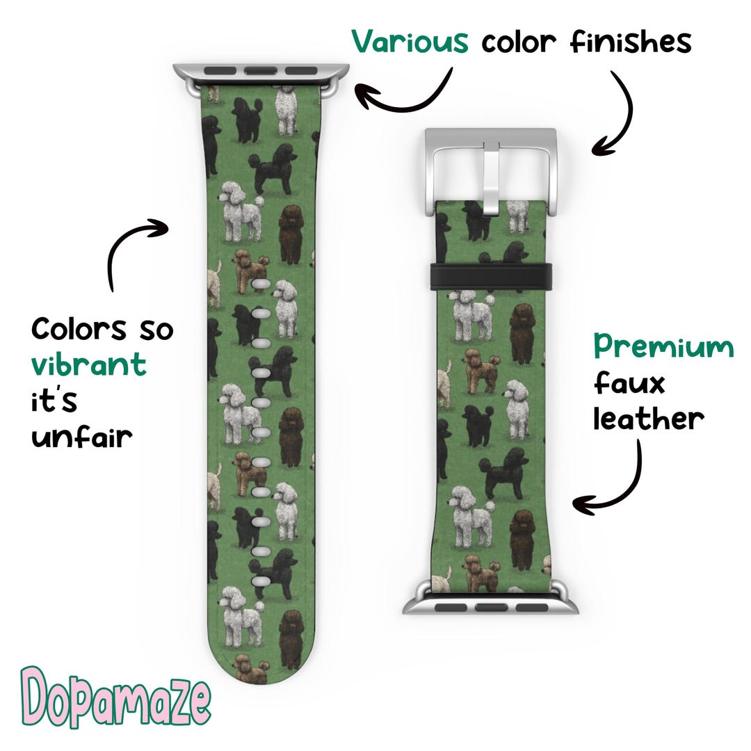 Poodle Dog Apple Watch Band: Poodle Breed Strap - Etsy