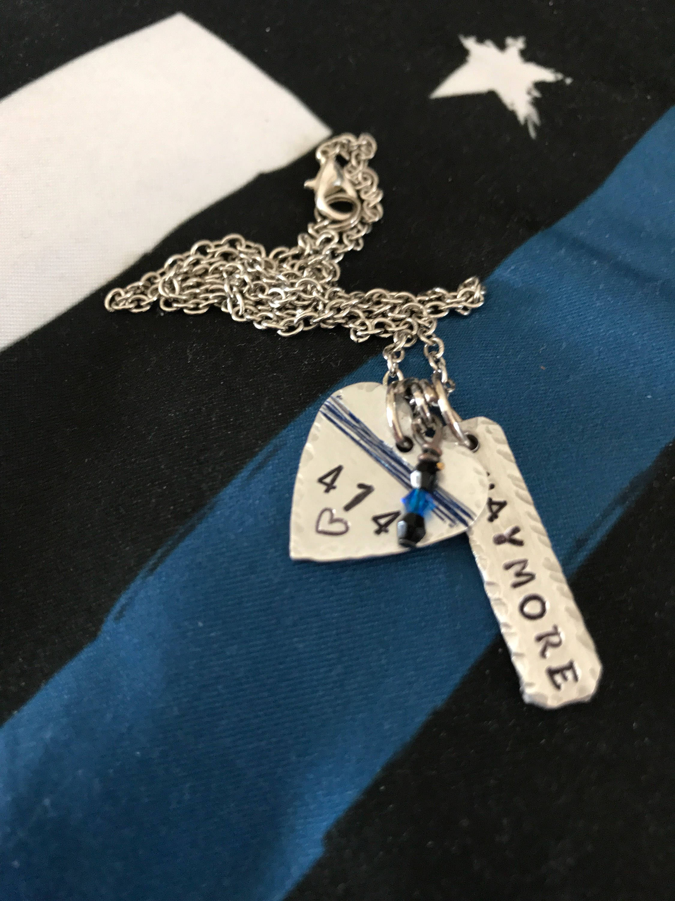 Thin Blue Line Jewelry - Etsy