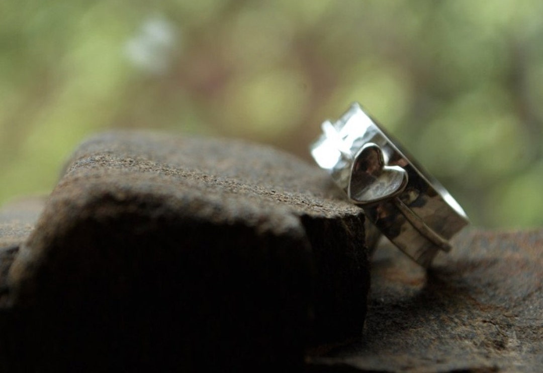 Follow Your Heart - Sterling Silver SPIN Ring - BEST SELLER - Etsy