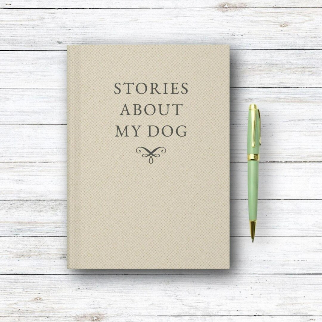 Stories About My Dog Journal, Lined Pet Journal, Dog Owner Gift, Dog ...