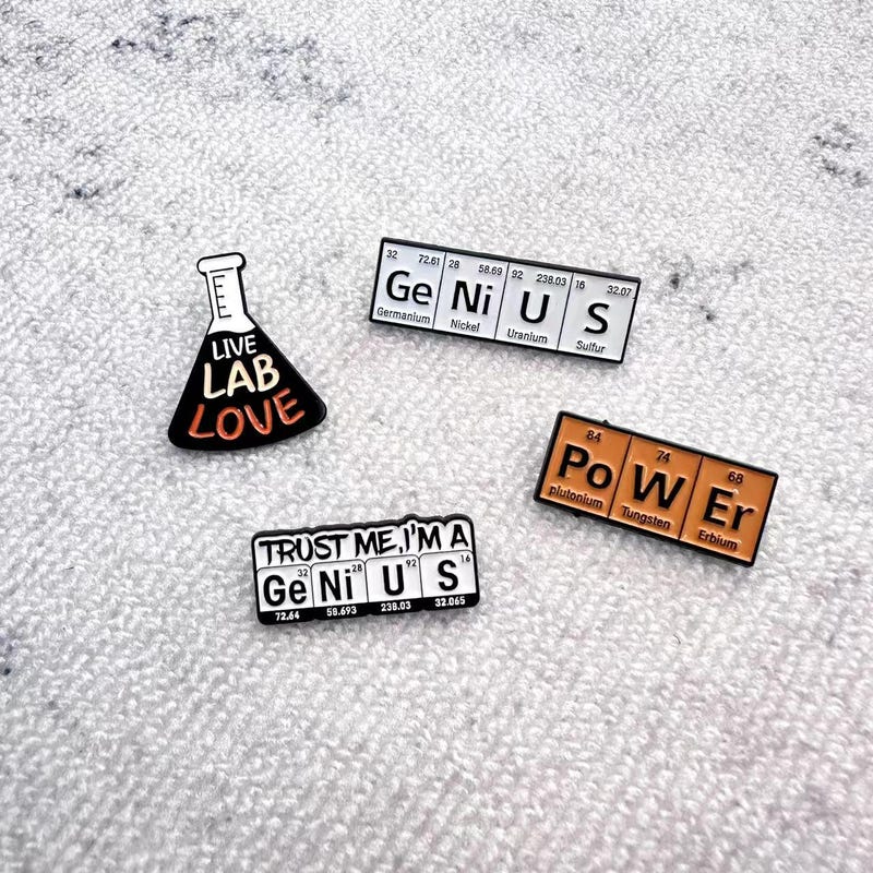 Chemistry Enamel Pin - Etsy