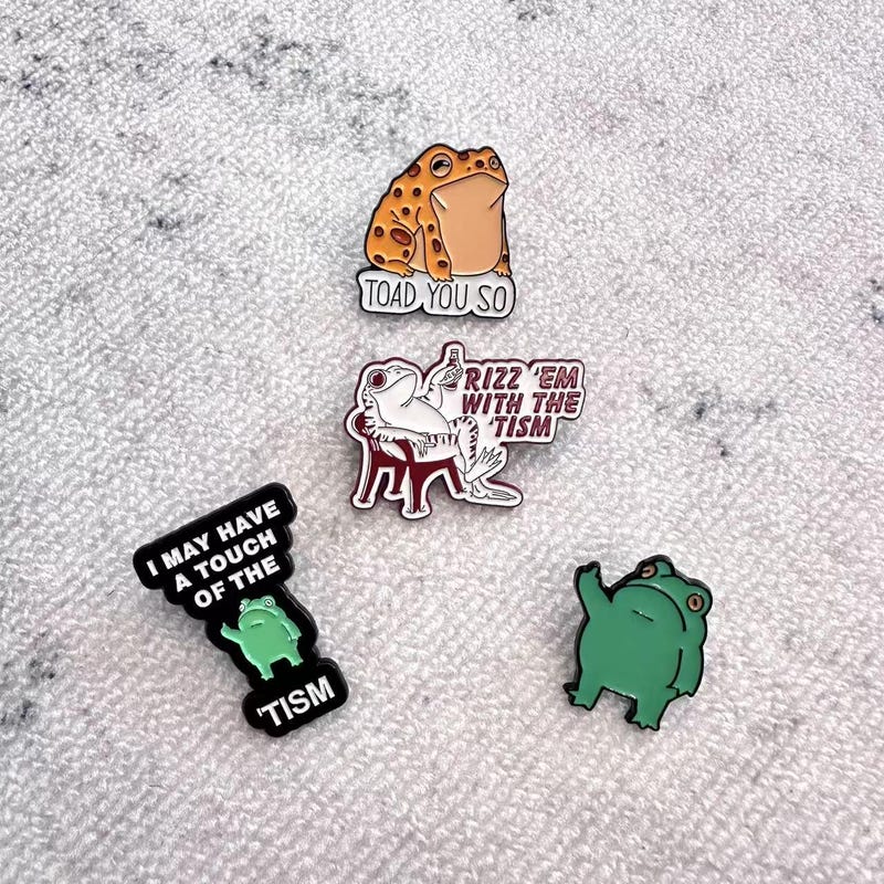 Hard Enamel Pins Frog - Etsy